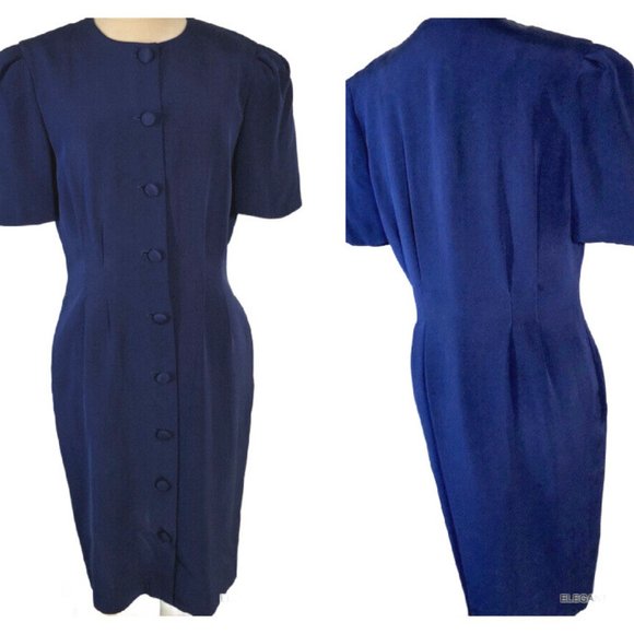 Patrick Collection | Dresses | Patrick Collection Silk Dress 8 Purple ...